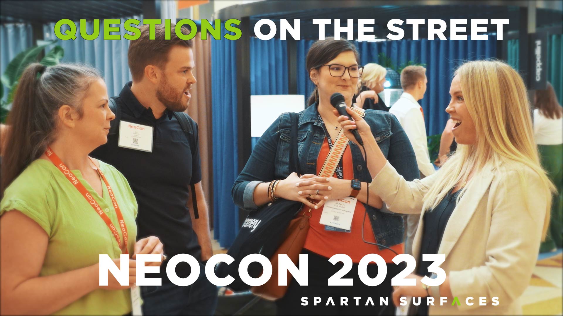 NeoCon 2023 Questions on the Street | Kelli Mildren - Spartan Surfaces